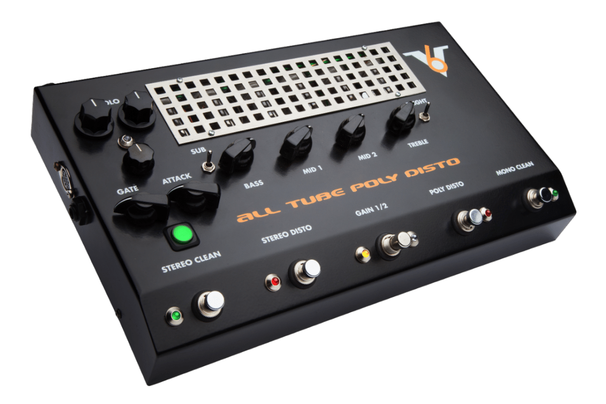 V6 Pick Up and All Tube Stereo Polyphonic Guitar Overdrive Stompbox